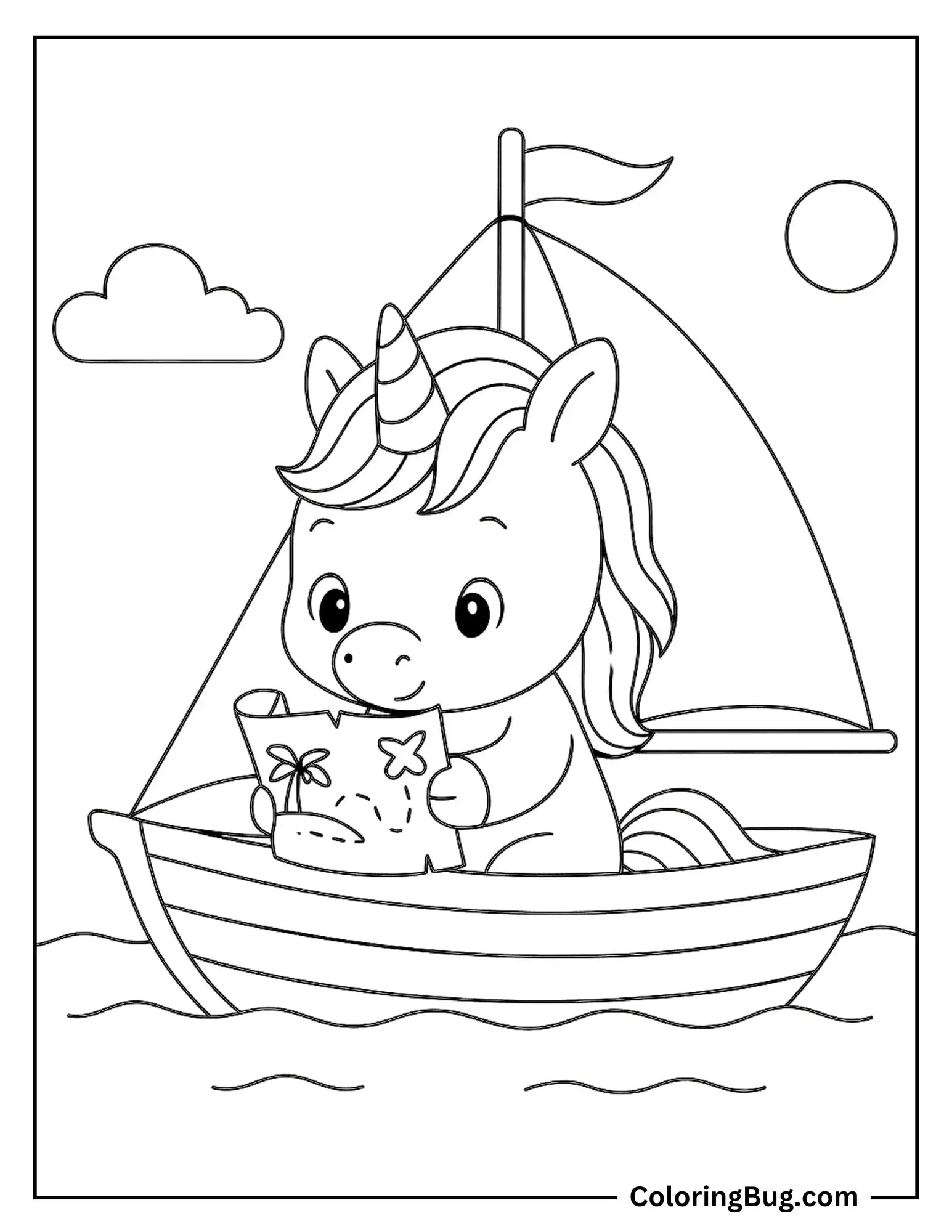 30 Unicorn Summer Coloring Pages (Free Printable PDFs)