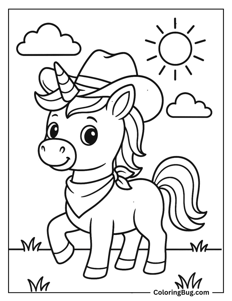 30 Unicorn Summer Coloring Pages (Free Printable PDFs)