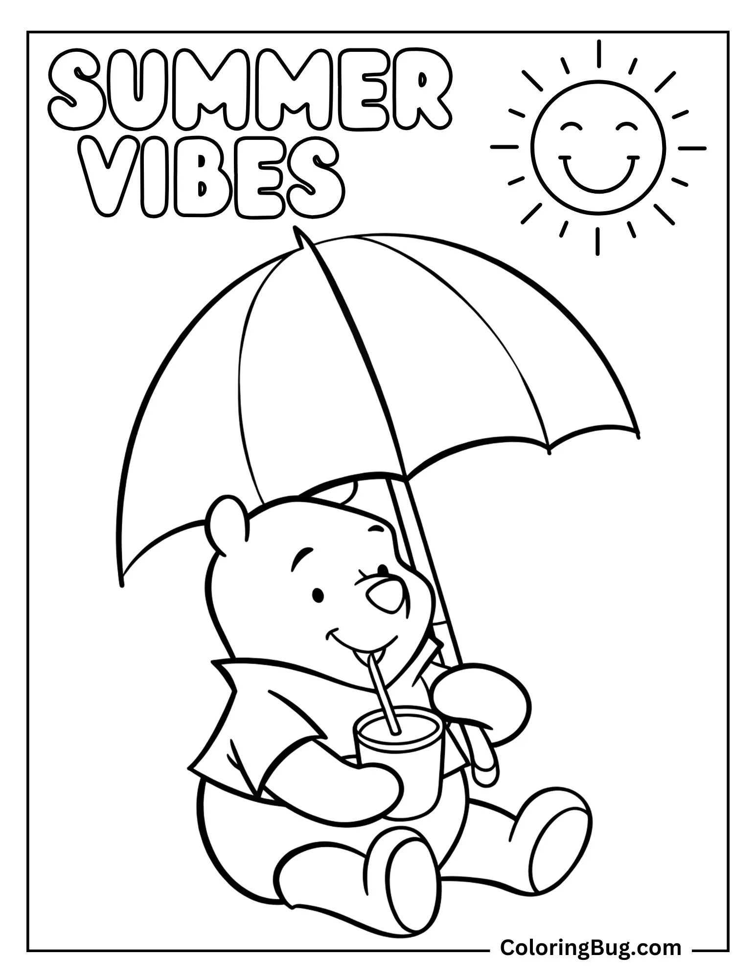 20 Disney Summer Coloring Pages (Free Printable PDFs)