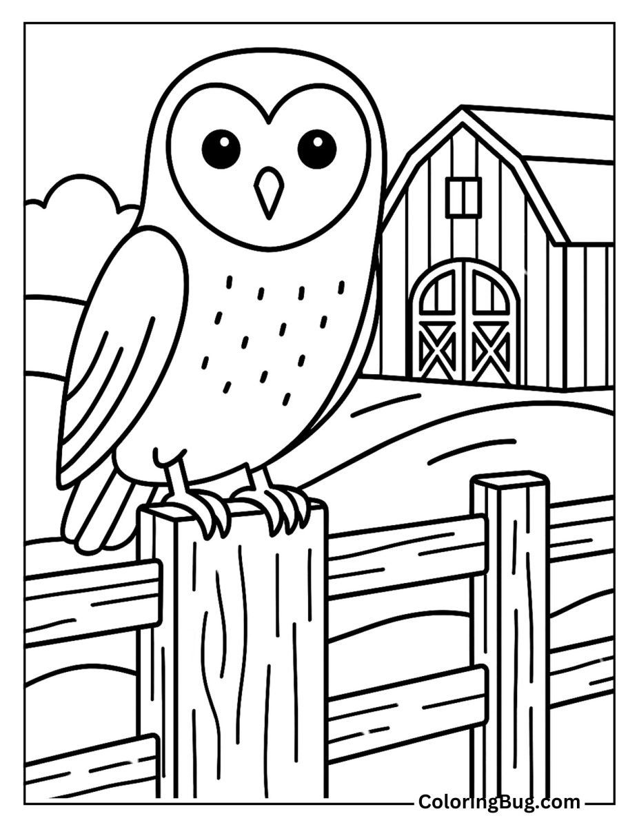 50 Owl Coloring Pages (Free printable PDFs)