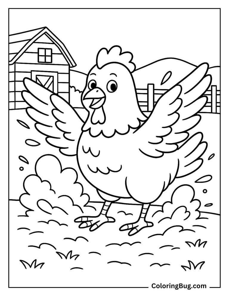 40 Chicken Coloring Pages (Free Printable PDFs)