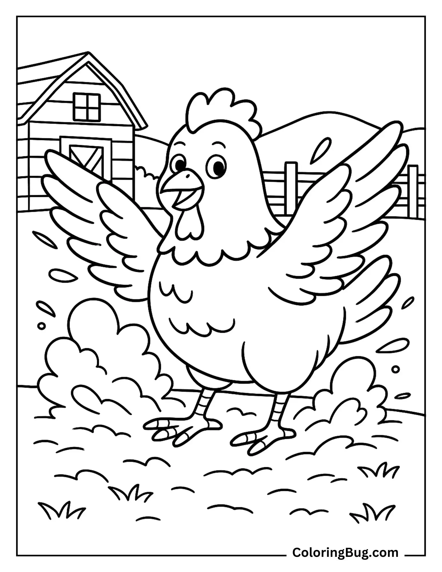40 Chicken Coloring Pages (Free Printable PDFs)