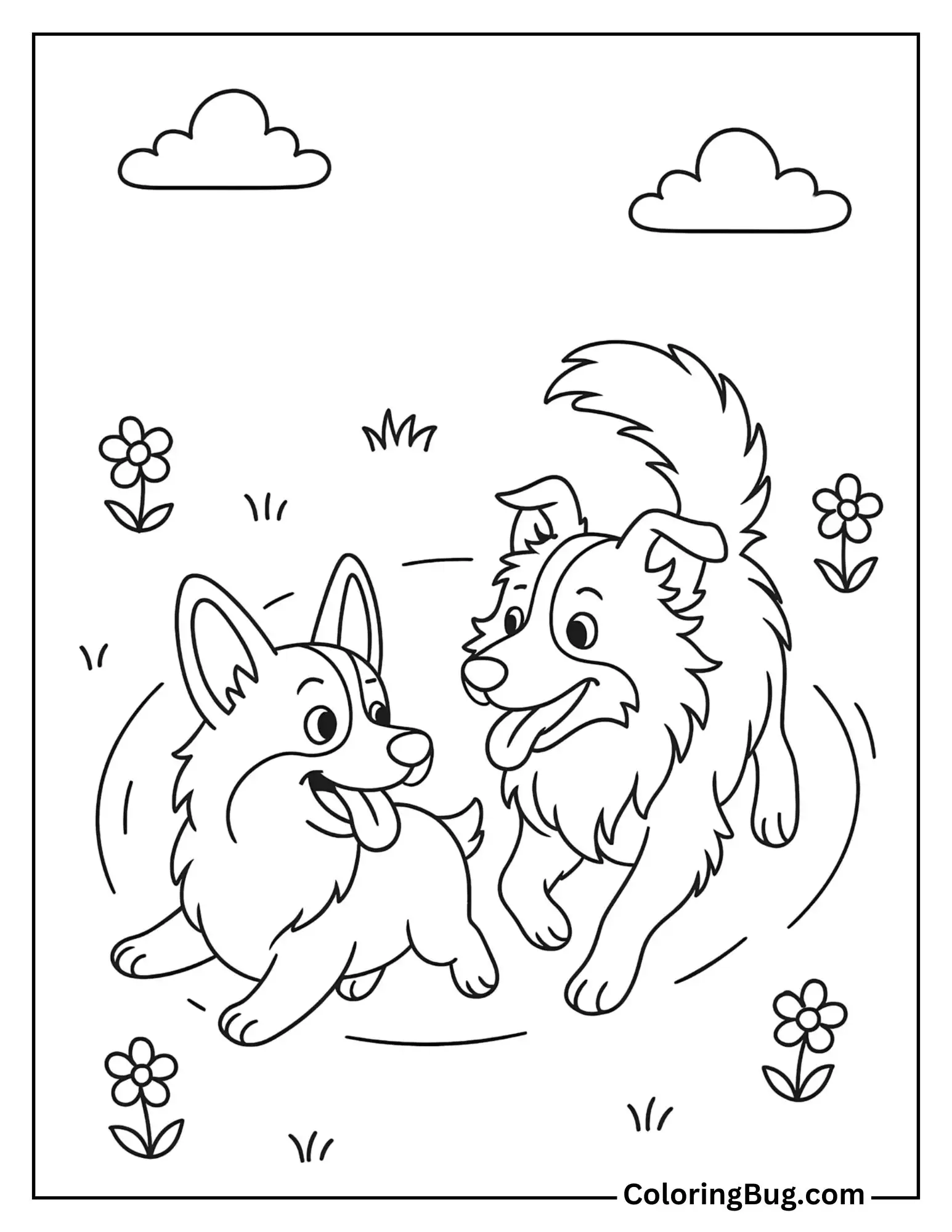 30 Corgi Coloring Pages (Free Printable PDFs)