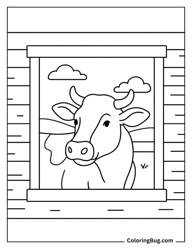 90+ Cow Coloring Pages (Free Printable PDFs)