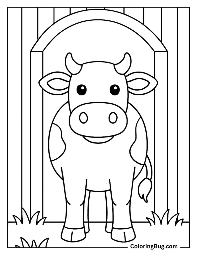 90+ Cow Coloring Pages (Free Printable PDFs)