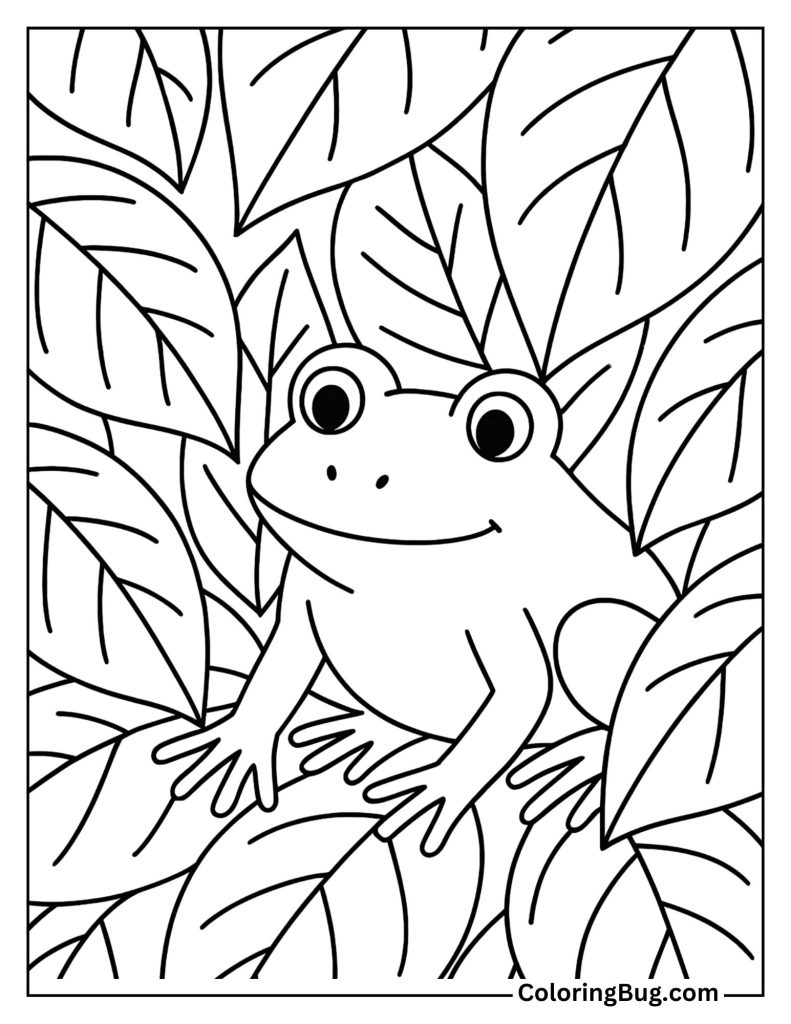 40 Frog Coloring Pages (Free Printable PDFs)