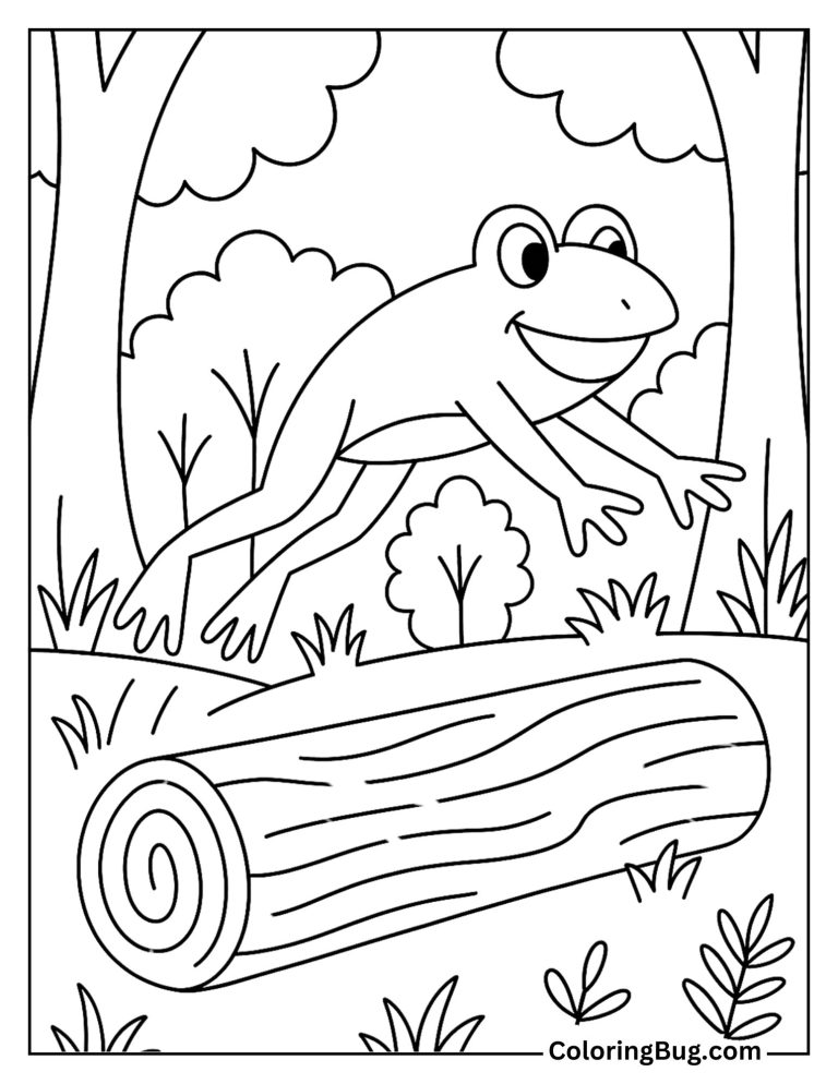 40 Frog Coloring Pages (Free Printable PDFs)