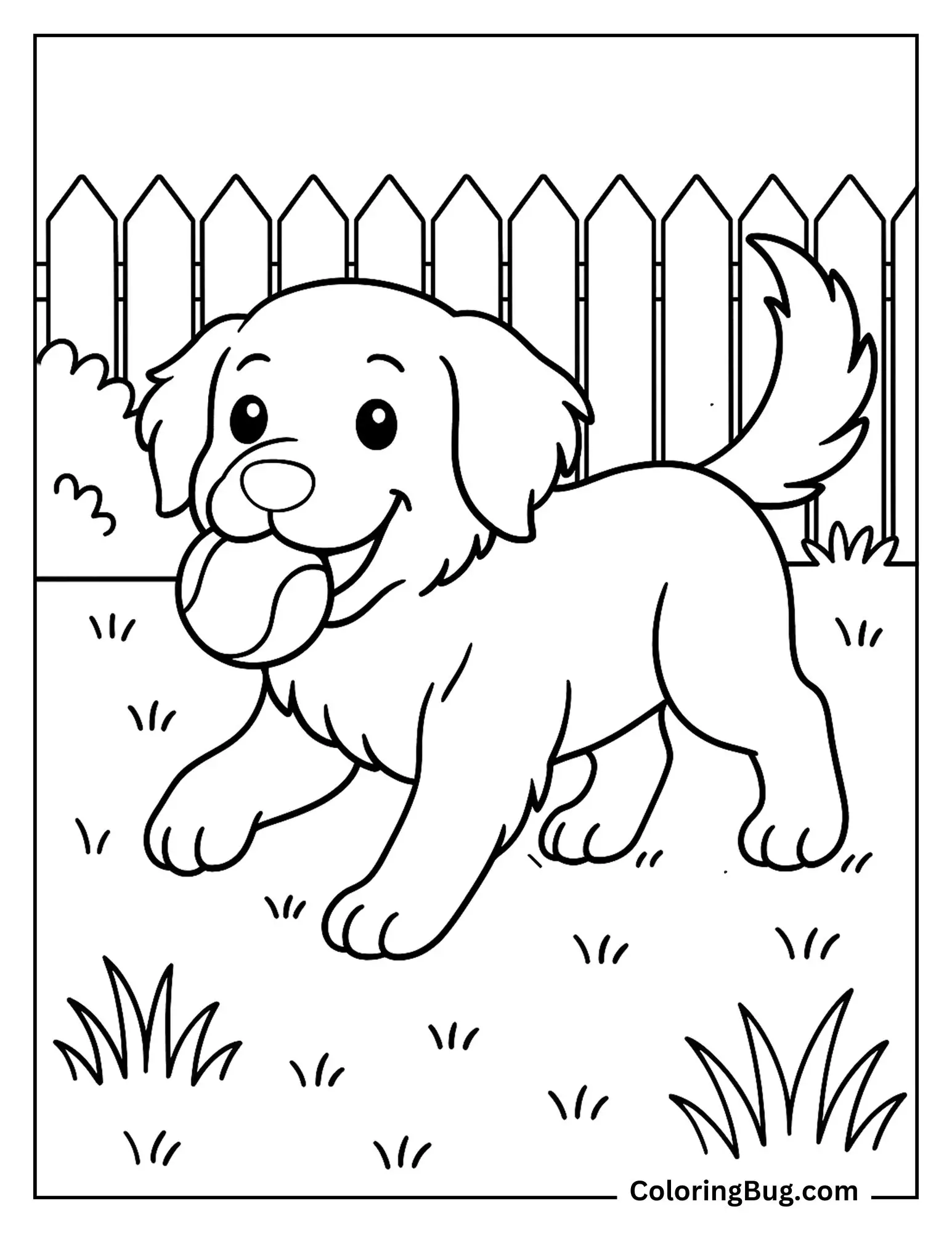 50 Puppy Coloring Pages (Free Printable PDFs)