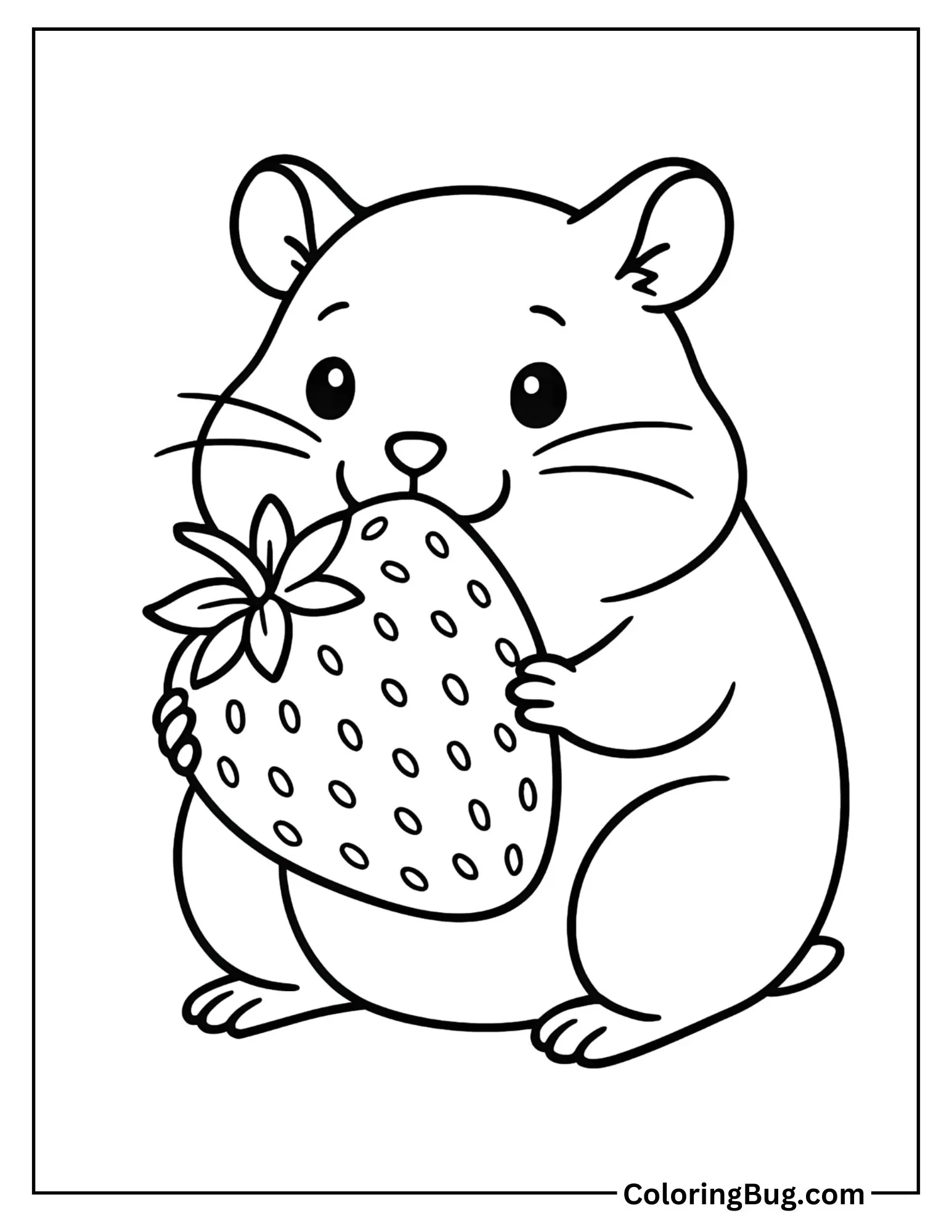 50 Hamster Coloring Pages (Free printable PDFs)