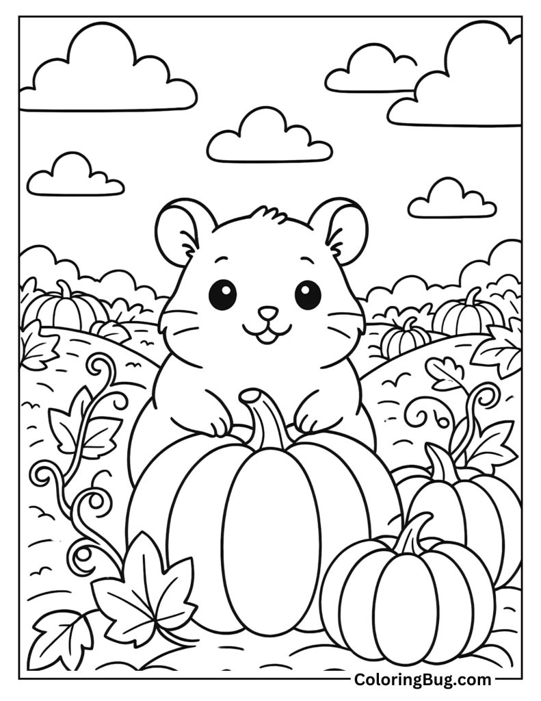 50 Hamster Coloring Pages (Free printable PDFs)