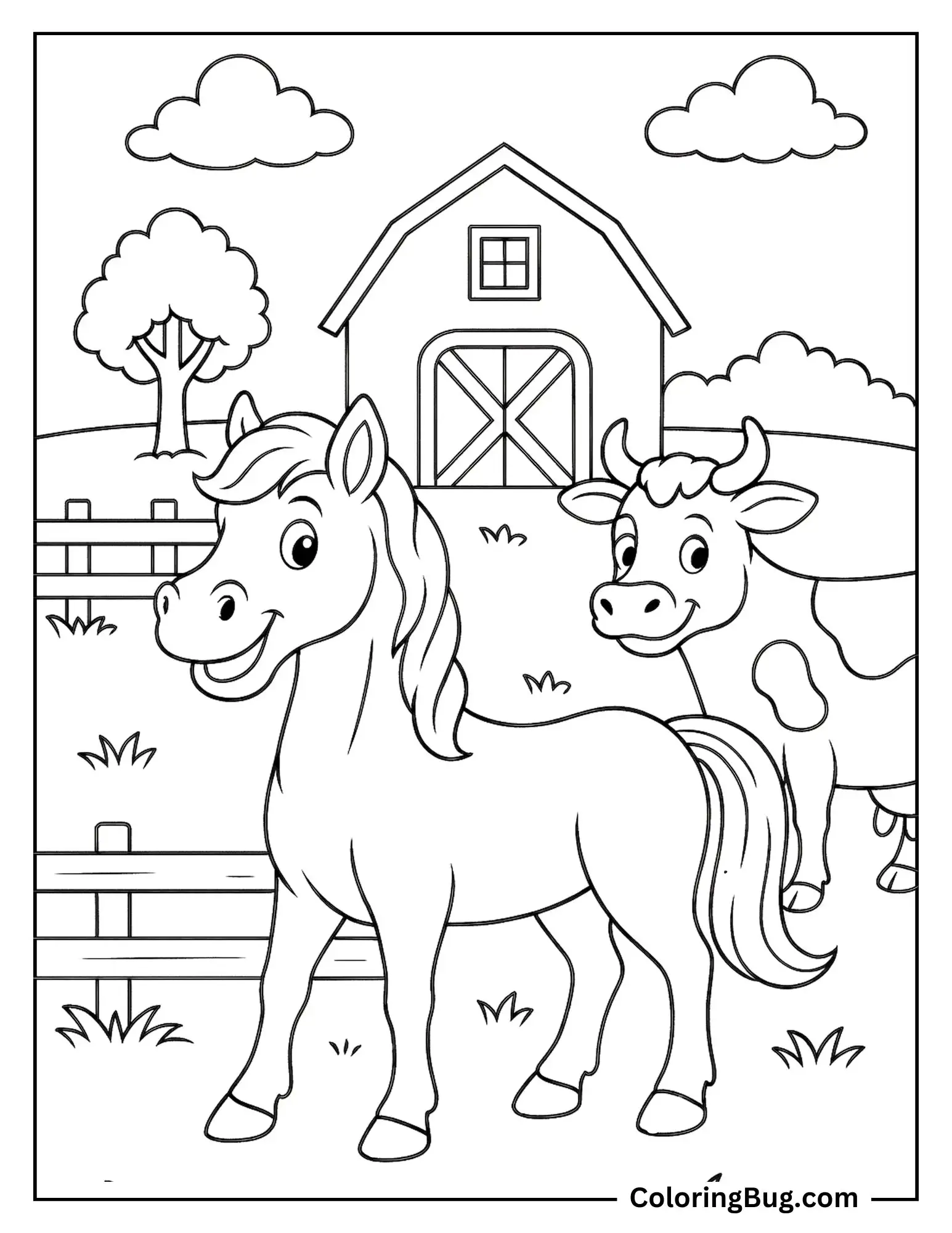 160 Horse Coloring Pages (Free Printable PDFs)