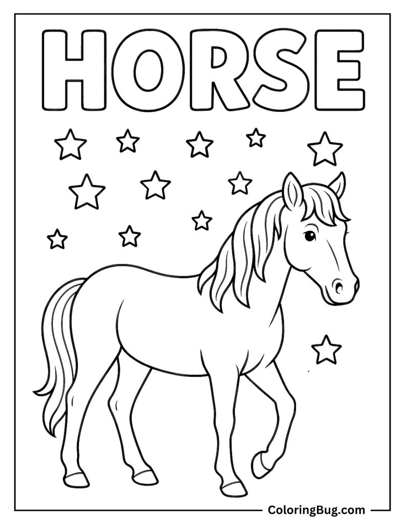 50 Horse Coloring Pages (Free Printable PDFs)