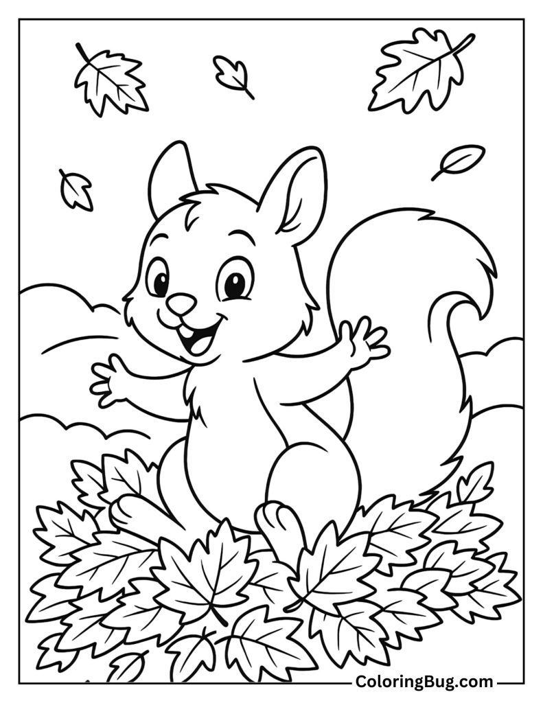 48 Squirrel Coloring Pages (Free Printable PDFs)