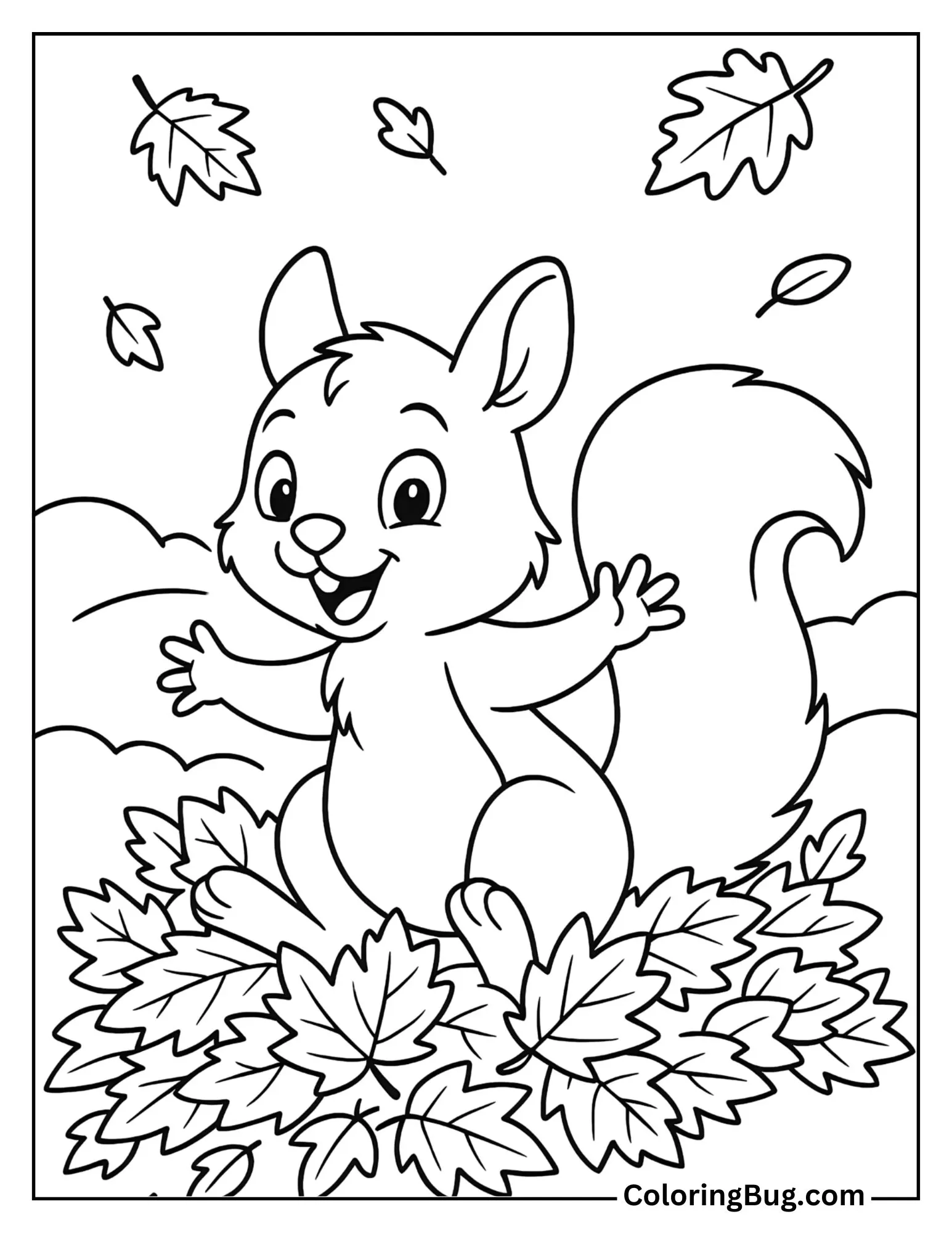48 Squirrel Coloring Pages (Free Printable PDFs)