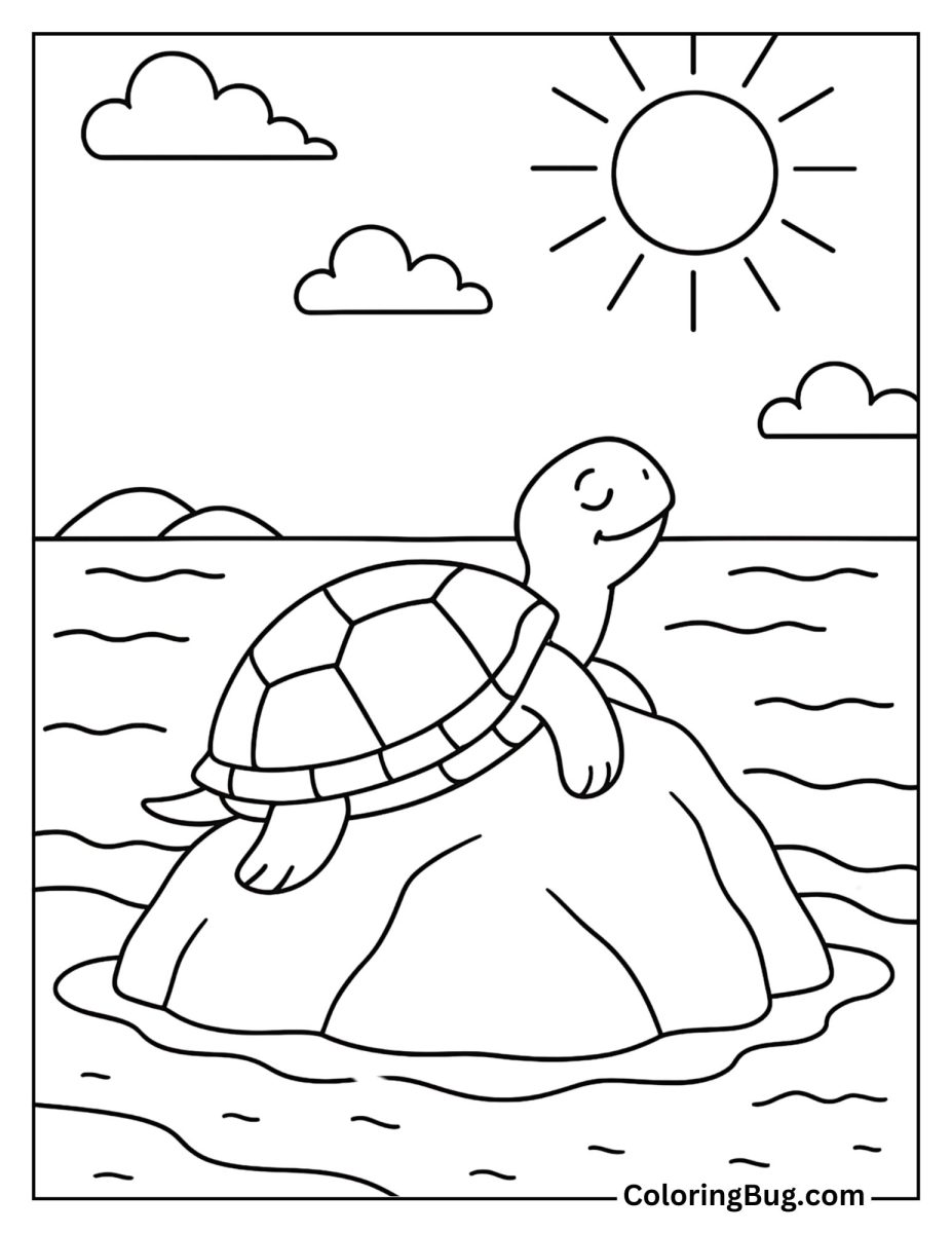 50 Turtle Coloring Pages (Free Printable PDFs)