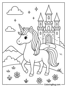 160 Unicorn Coloring Pages (Free Printable PDFs)