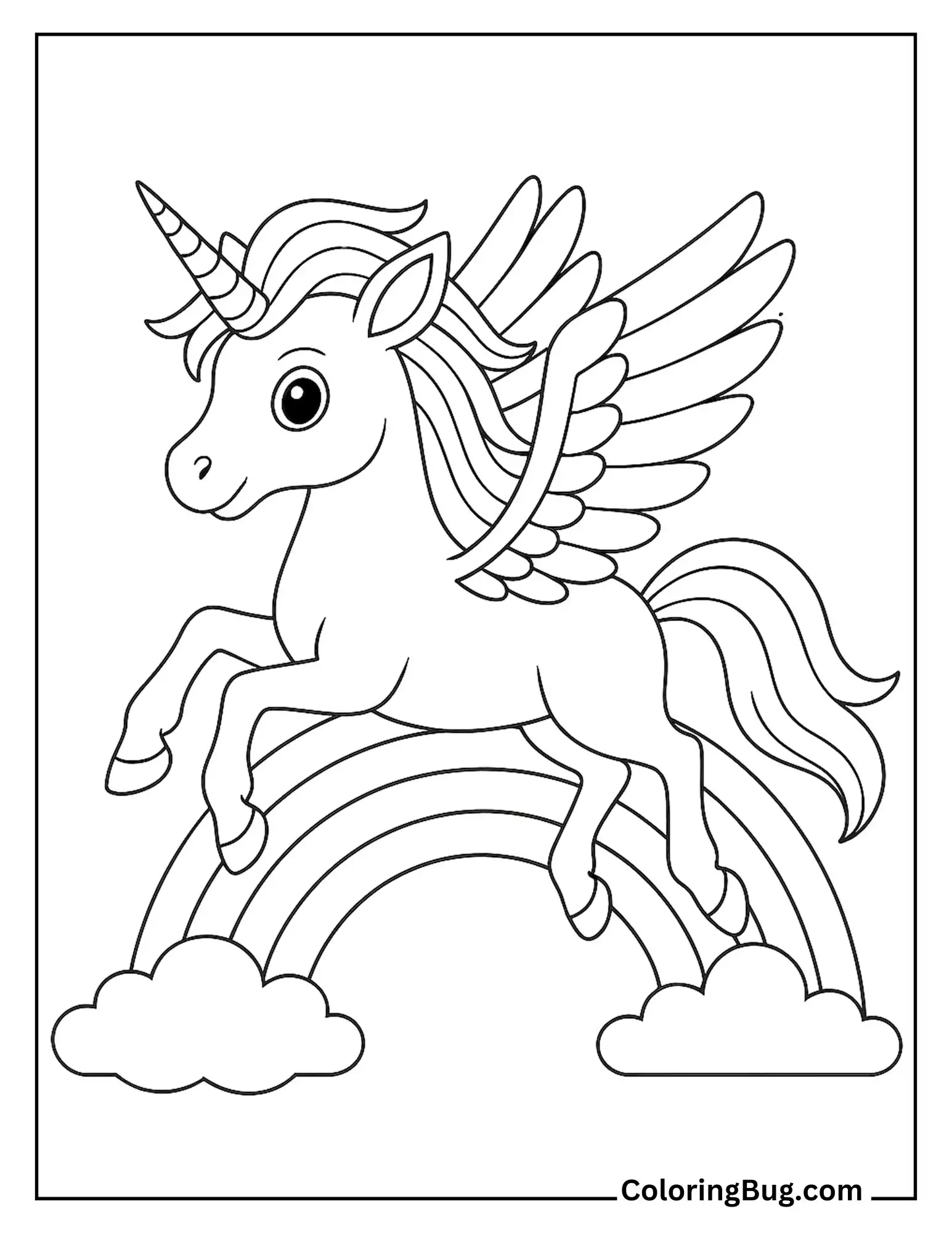 50 Alicorn Coloring pages (Free printable PDFs)