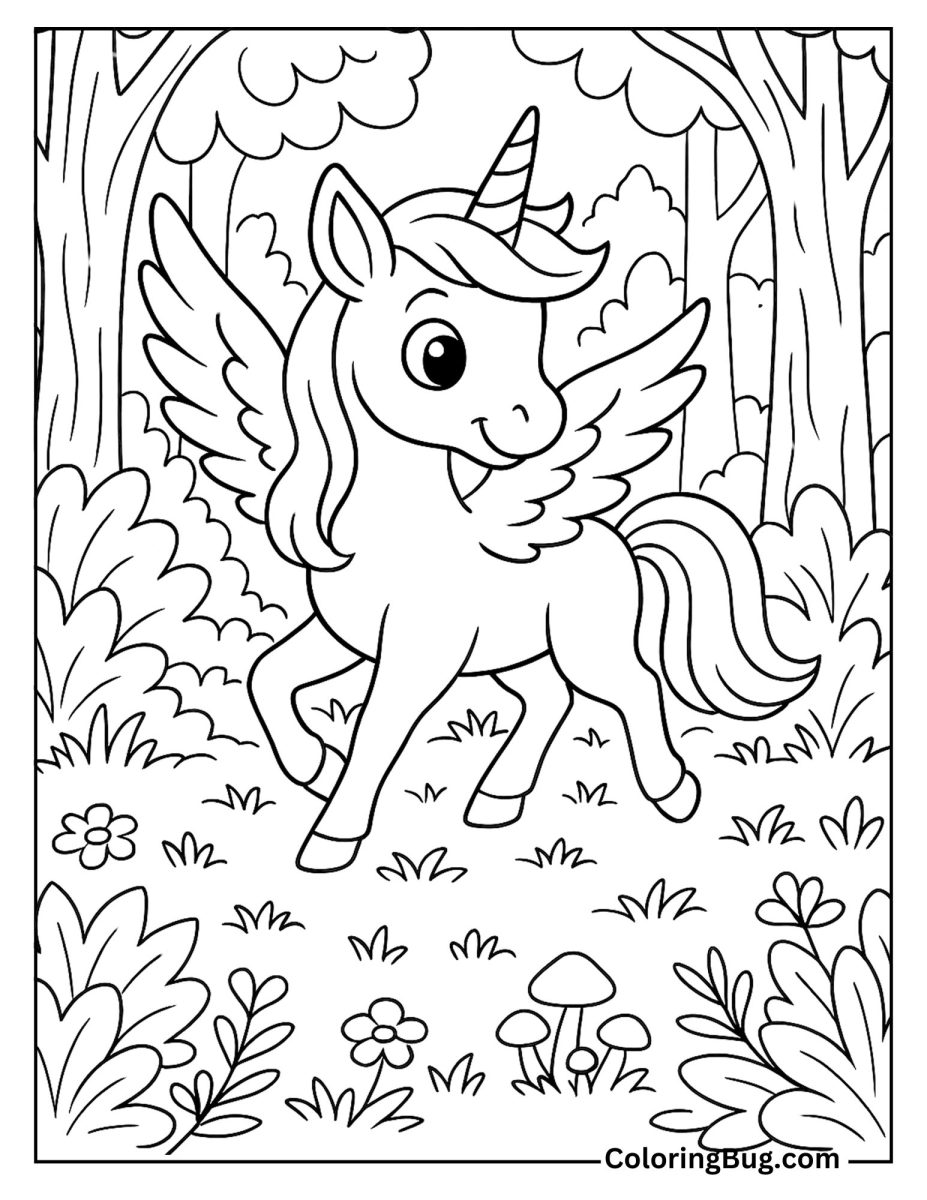 50 Alicorn Coloring pages (Free printable PDFs)