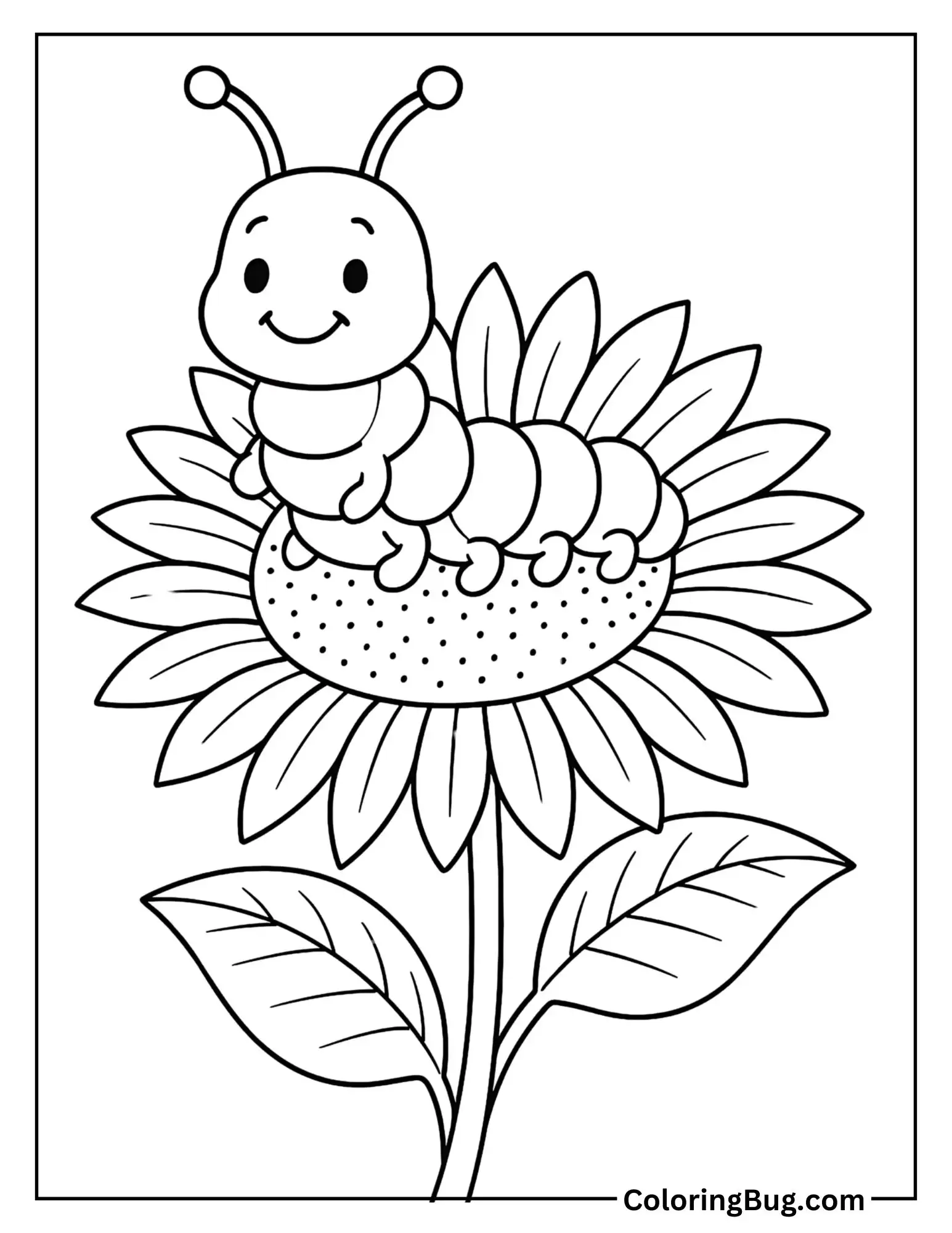 40+ Caterpillar Coloring pages (Free printable PDFs)