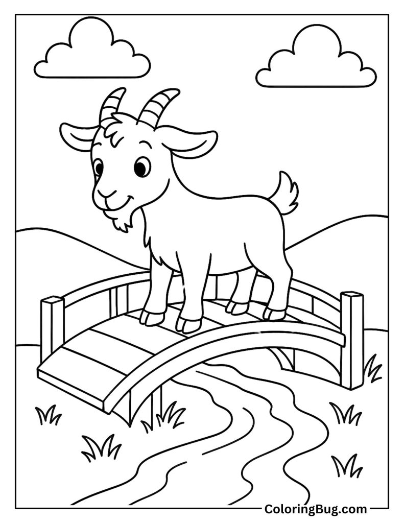 30 Goat Coloring Pages (Free Printable PDFs)