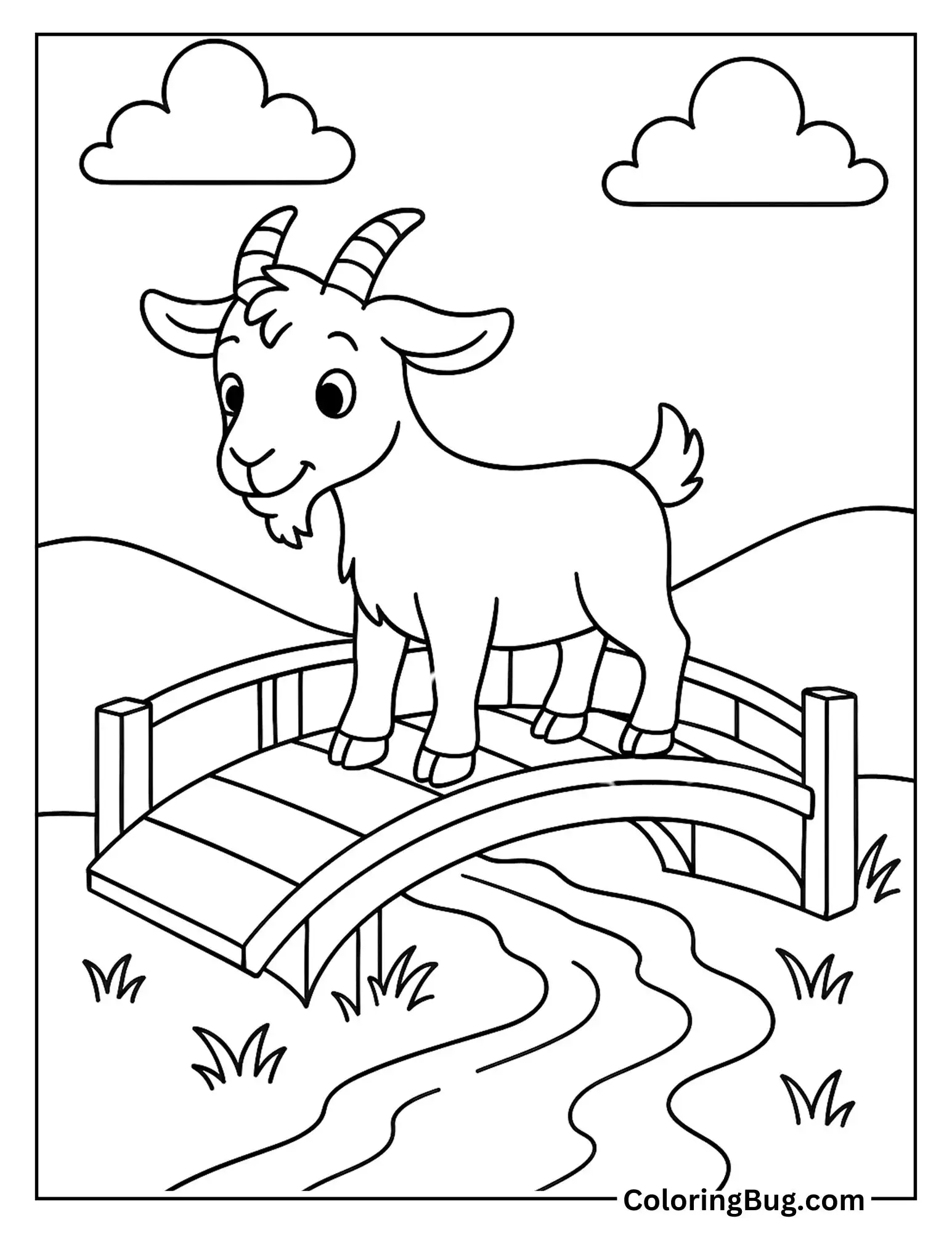 30 Goat Coloring Pages (Free Printable PDFs)