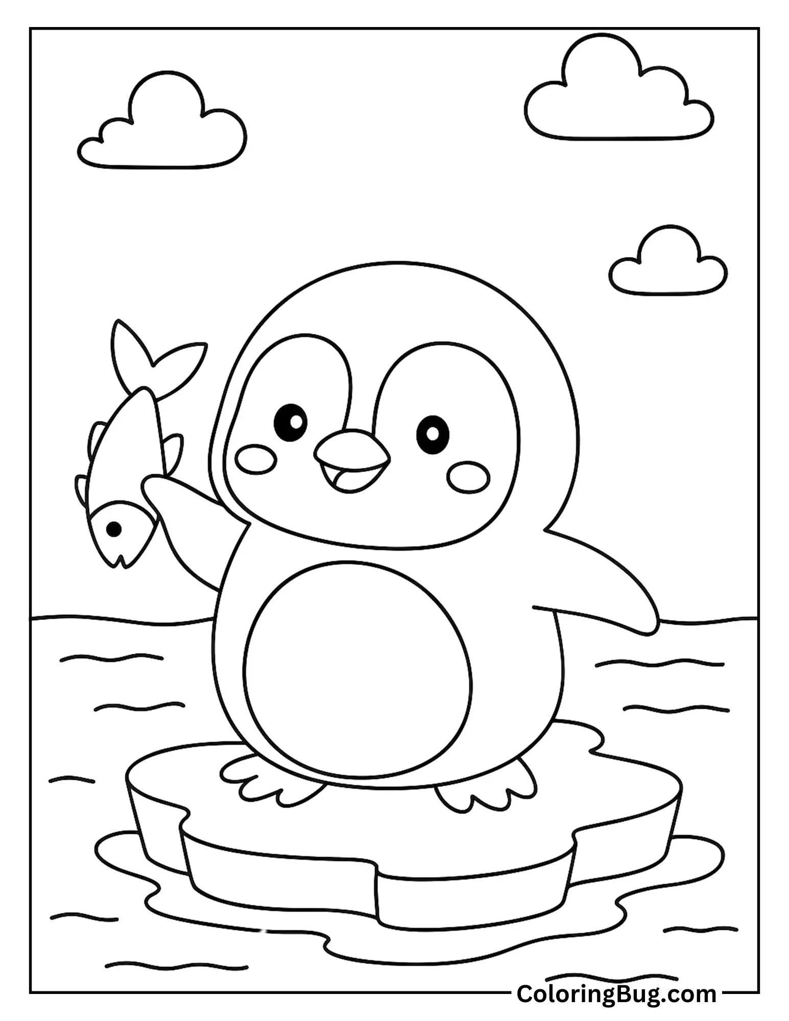 50 Penguin Coloring Pages (Free Printable PDFs)