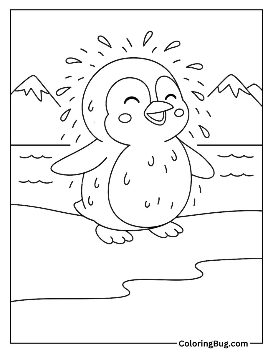 50 Penguin Coloring Pages (Free Printable PDFs)