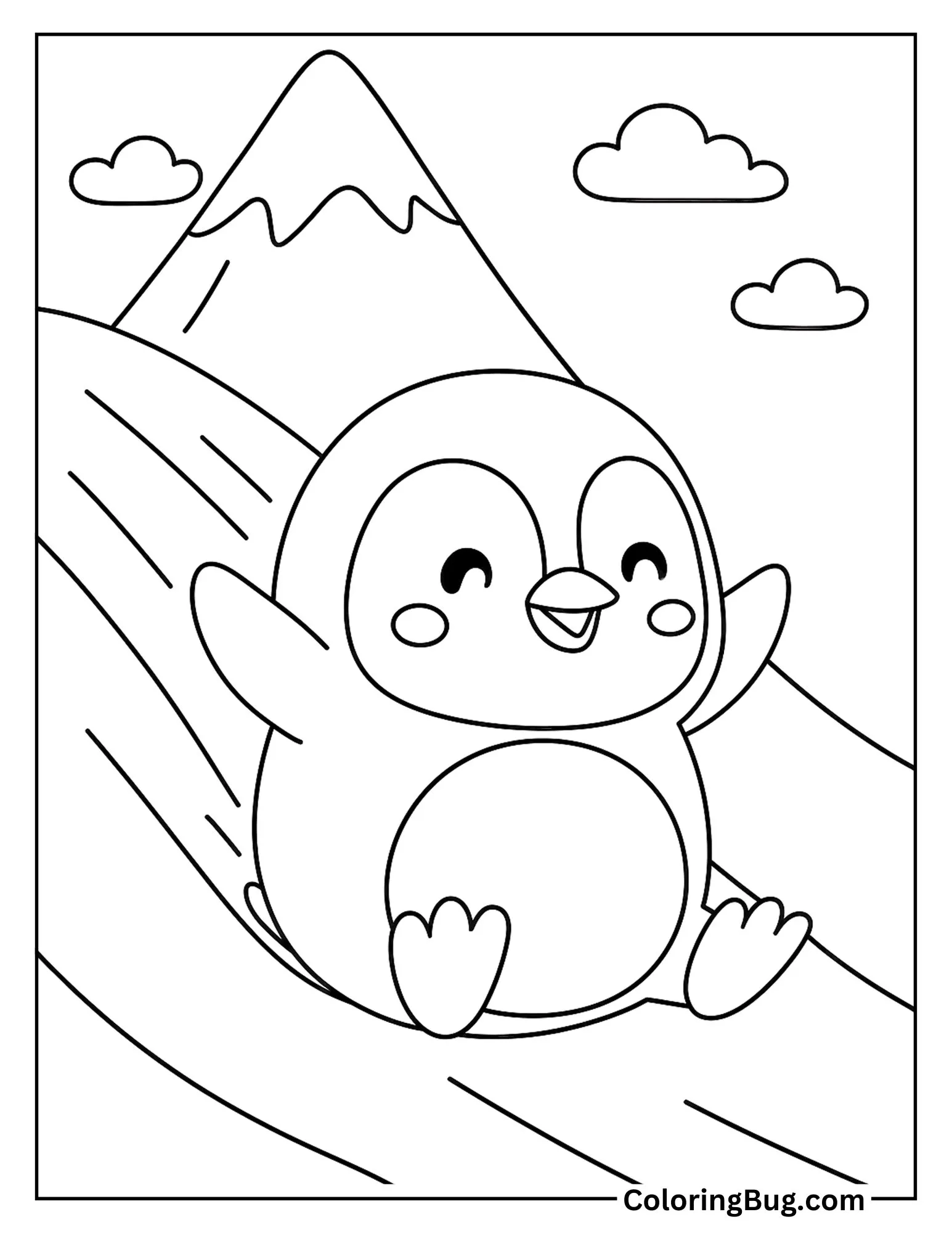 50 Penguin Coloring Pages (Free Printable PDFs)