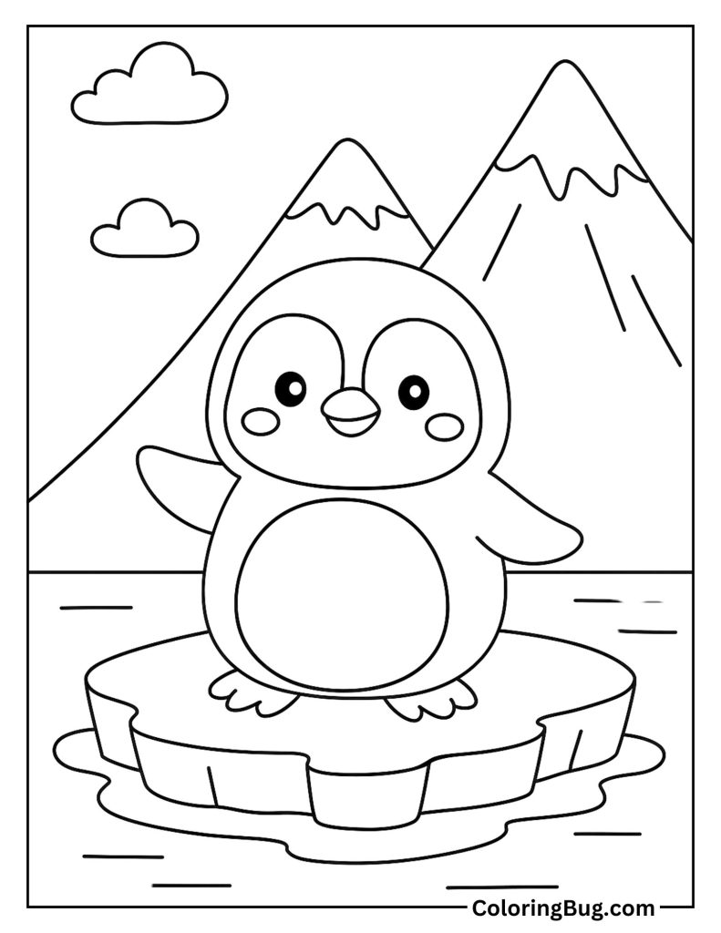 50 Penguin Coloring Pages (Free Printable PDFs)